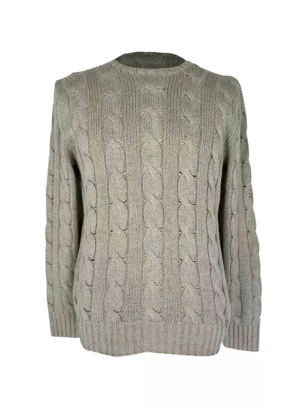 Ralph Lauren Silk Cable-knit Sweater