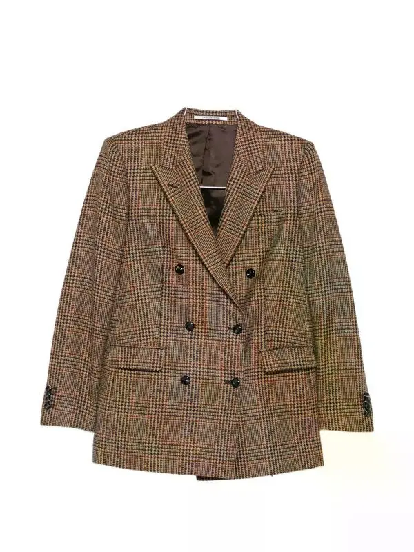 Tagliatore Check-pattern Double-breasted Blazer