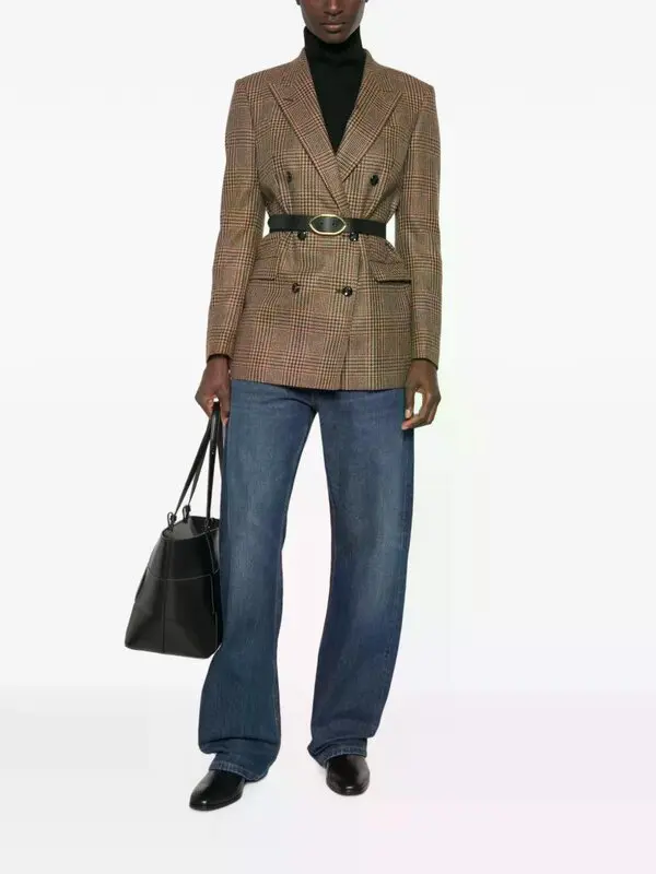 Tagliatore Check-pattern Double-breasted Blazer