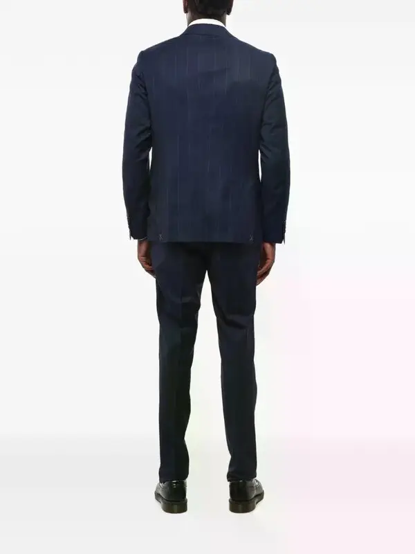 Corneliani Cc Collection Pinstriped Wool Suit