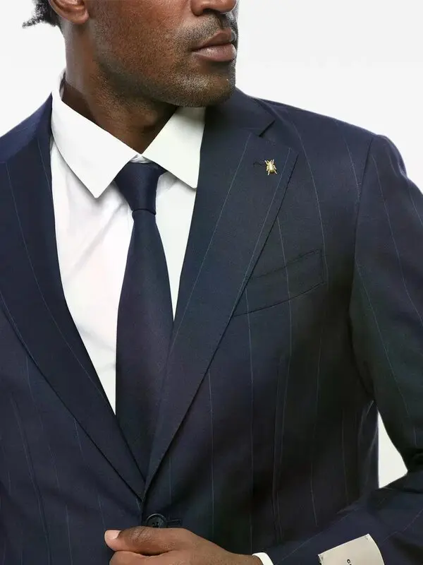 Corneliani Cc Collection Pinstriped Wool Suit