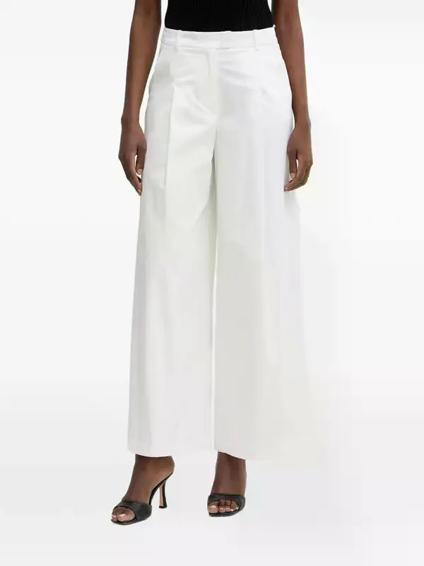 Luisa Spagnoli Pleated Wide-leg Trousers