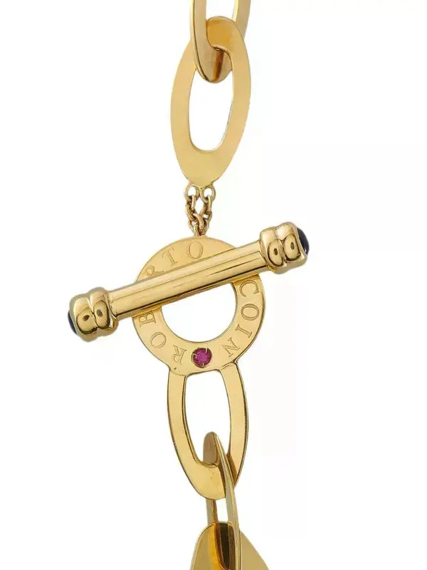 Roberto Coin 18k Yellow Ruby Link Necklace