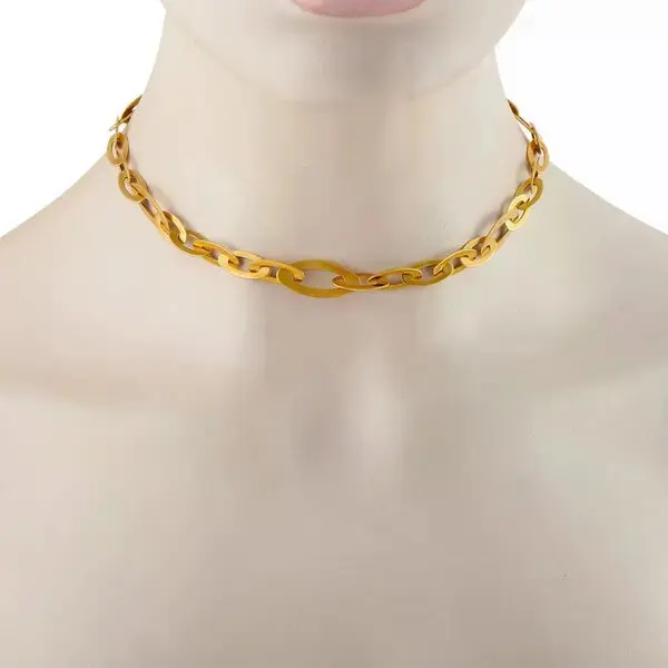 Roberto Coin 18k Yellow Ruby Link Necklace