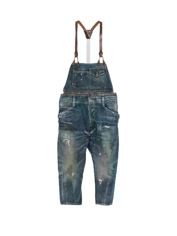 Dsquared2 2000s Distressed-finish Trousers