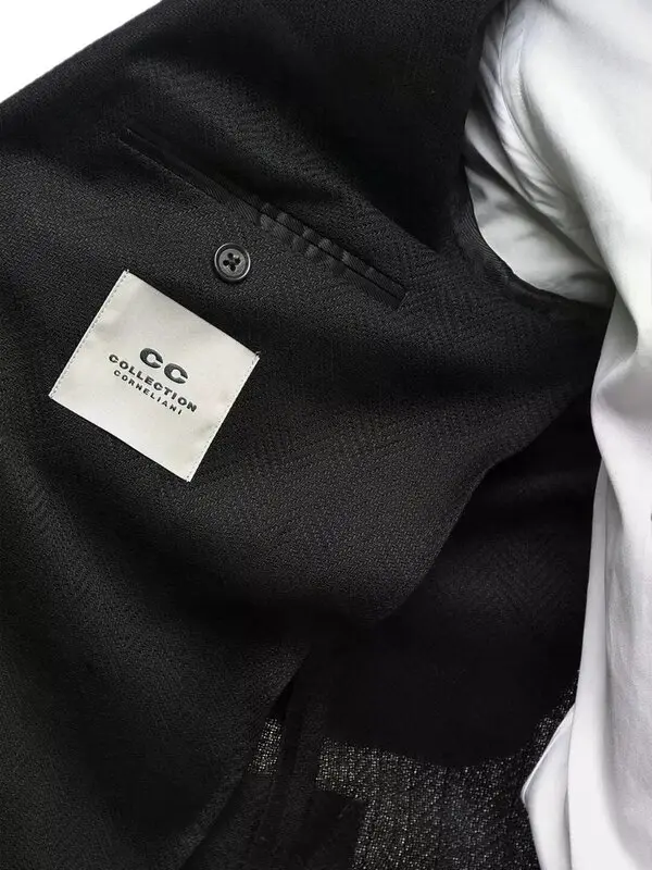 Corneliani Herringbone Single-breasted Blazer