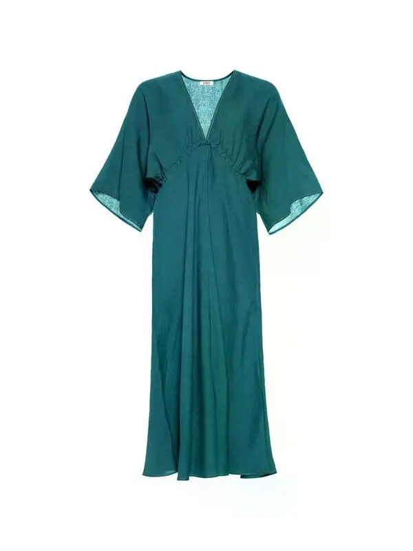 ERES Brillance V-neck Maxi Dress - Green