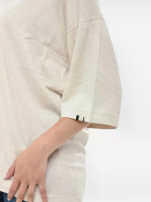 Extreme Cashmere Nº406 V-neck Oversized T-shirt