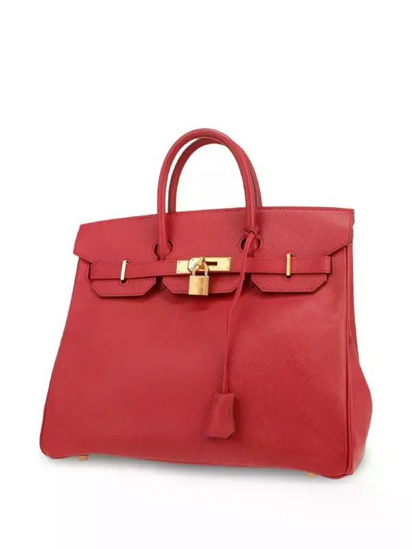 Hermès Haut À Courroies Tote Bag - Red