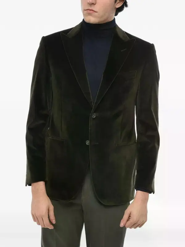 Corneliani Velvet Peak-lapel Jacket
