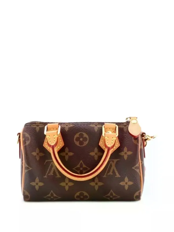 LOUIS VUITTON Speedy Bandouliere Nm Monogram Canvas Nano Bag
