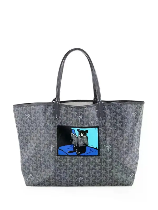 Goyard Saint Louis Printed Coated Canvas Pm Tote Bag - Grey