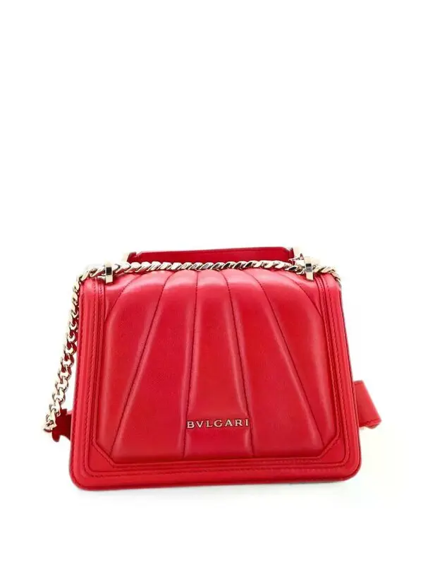 BVLGARI Serpenti Diamond Blast Quilted Leather Mini Shoulder Bag