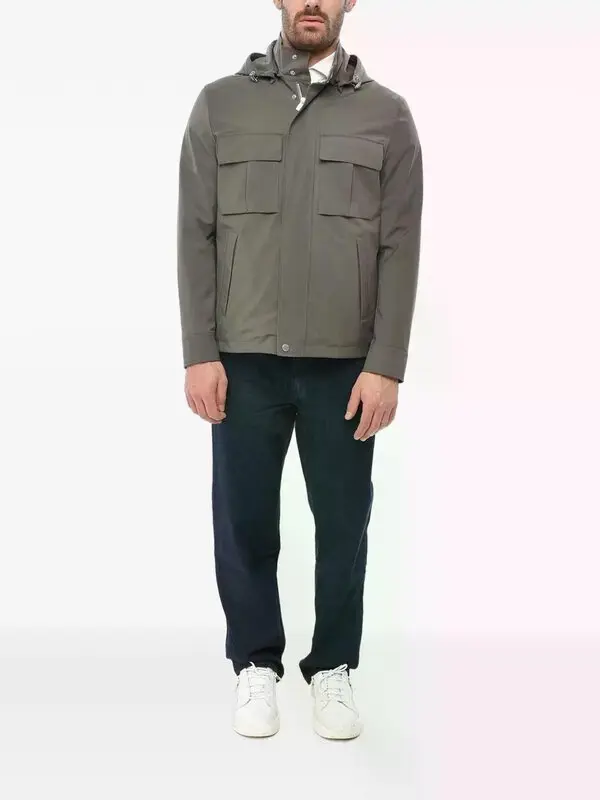 Corneliani Circle Hooded Utility Jacket