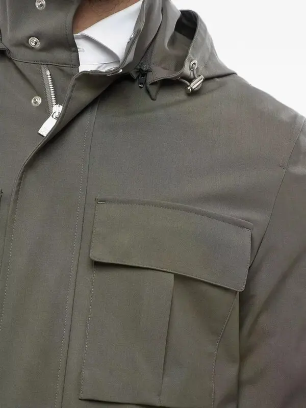 Corneliani Circle Hooded Utility Jacket
