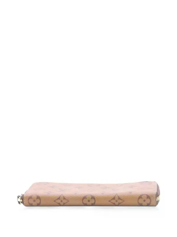 LOUIS VUITTON Clemence Wallet Reverse Monogram Canvas Small Wallets