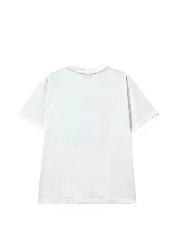 THUG CLUB Graphic-print Logo-plaque T-shirt