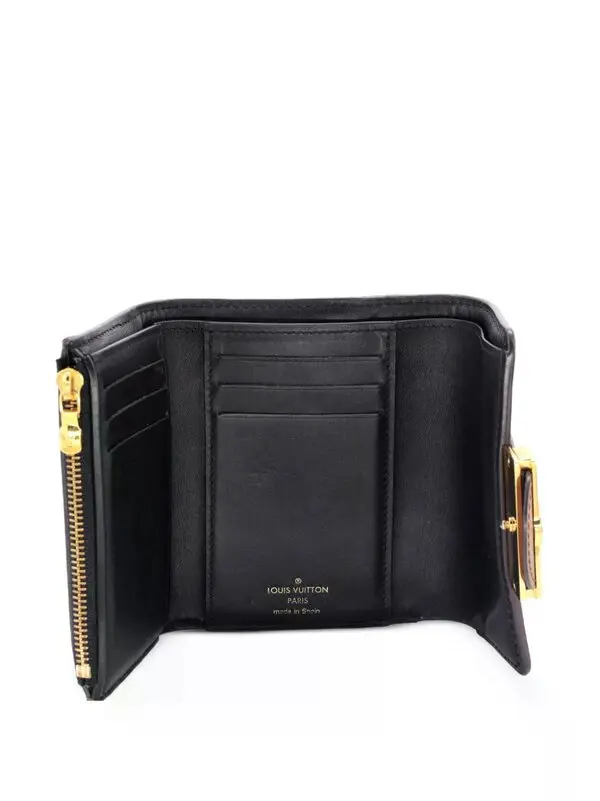 LOUIS VUITTON Dauphine Wallet Reverse Monogram Canvas Compact Small Wallets - Brown