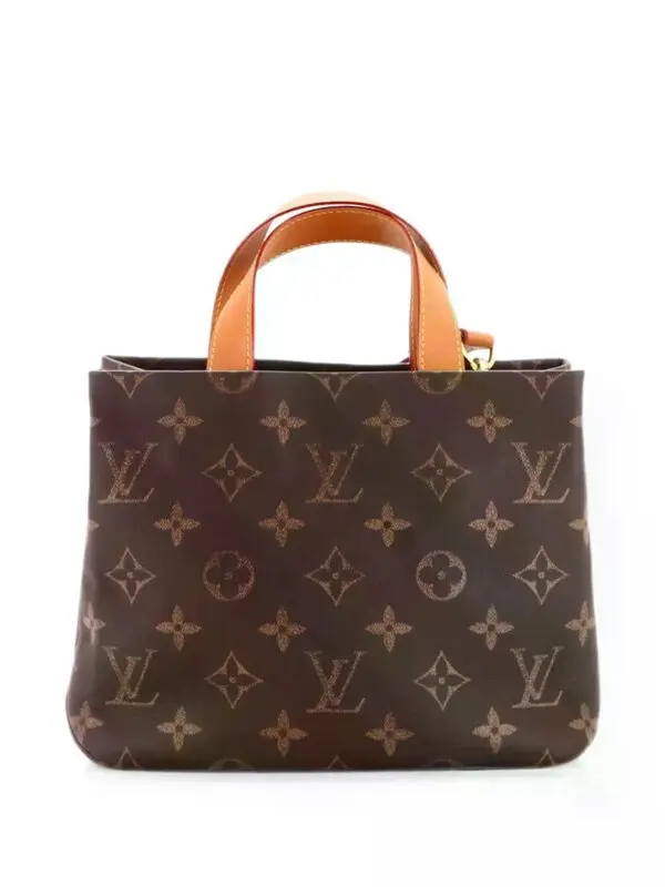 LOUIS VUITTON Monogram Leather Mini Shopper Tote Crossbody Bag