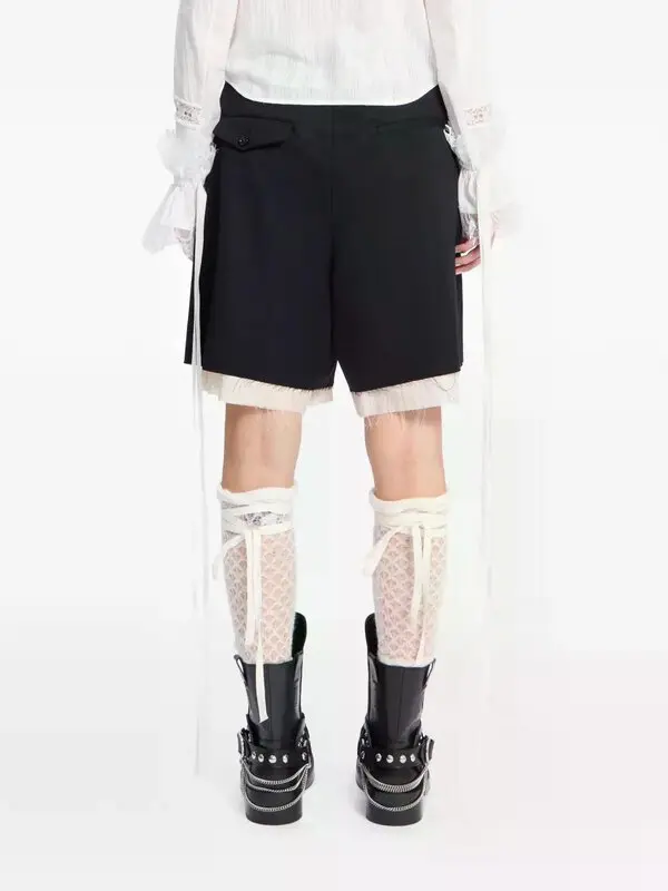 ANN DEMEULEMEESTER Sann Lace-ruffled Cuffs - White