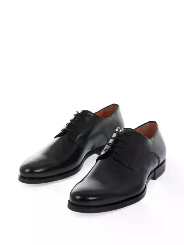 Santoni Leather Derby Shoes