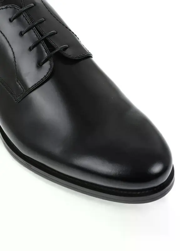 Santoni Leather Derby Shoes