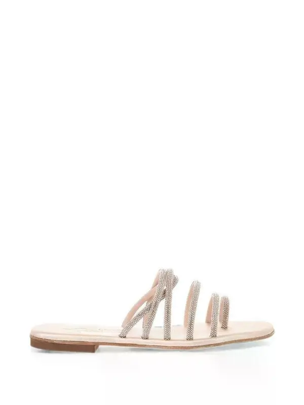 KIMA Rhinestone-embellished Thong Sandals