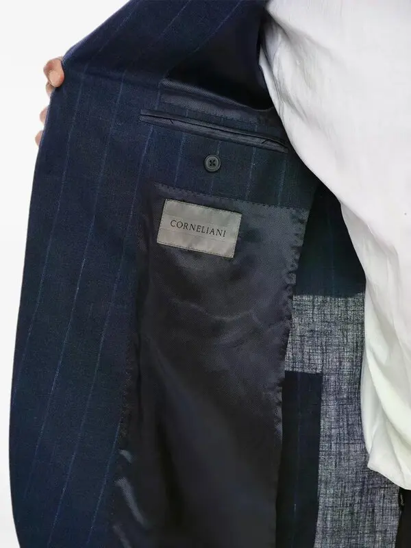 Corneliani Pinstripe Wool-blend Blazer