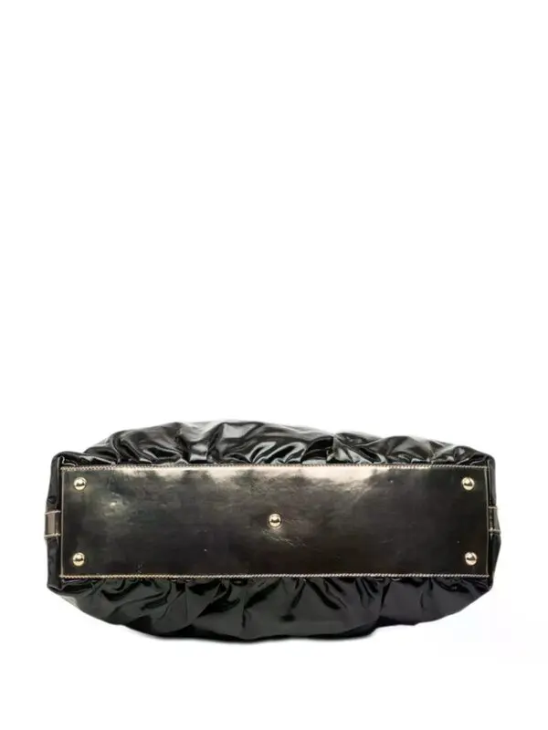 Gucci Coated Canvas Bamboo Dialux Pop Satchel