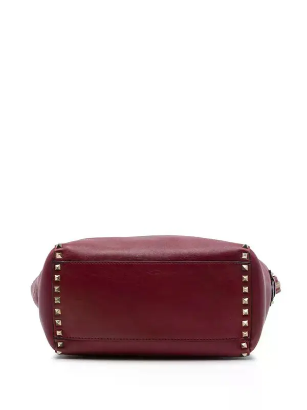 Valentino Garavani Medium Rockstud Double Handle Tote Satchel