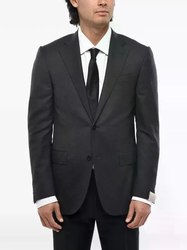 Marina Rinaldi Single-breasted Virgin Wool Blazer