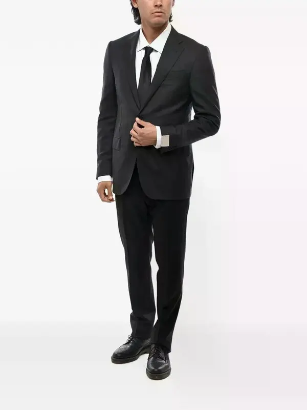 Marina Rinaldi Single-breasted Virgin Wool Blazer