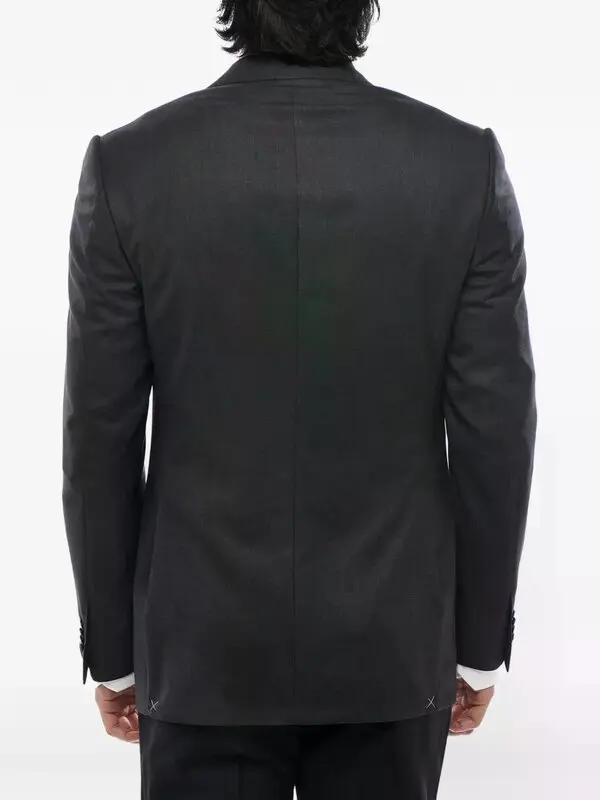 Marina Rinaldi Single-breasted Virgin Wool Blazer