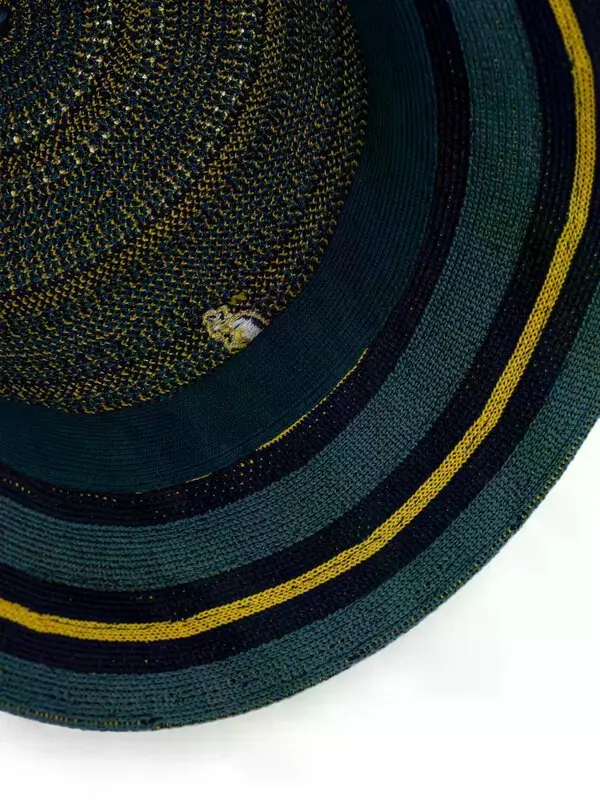 KANGOL Resort Stripe Lahinch Bucket Hat - Blue