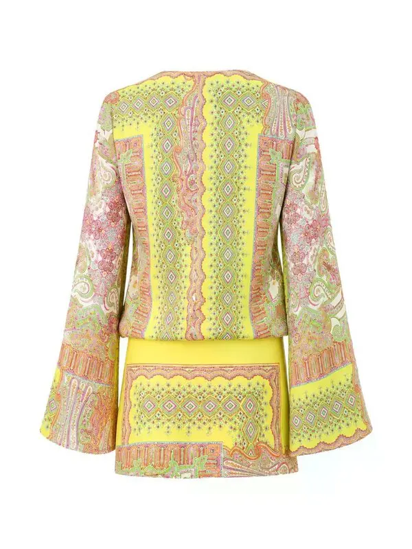 Alexis Marais Mini Paisley-print Dress