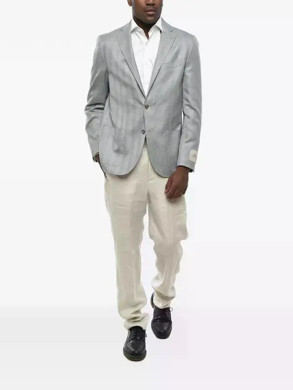 Corneliani Herringbone Single-breasted Blazer