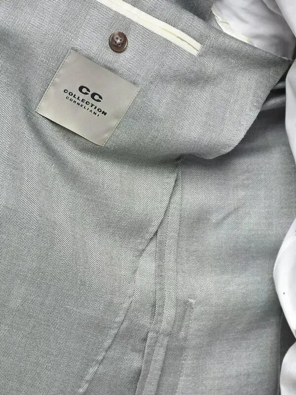 Corneliani Herringbone Single-breasted Blazer