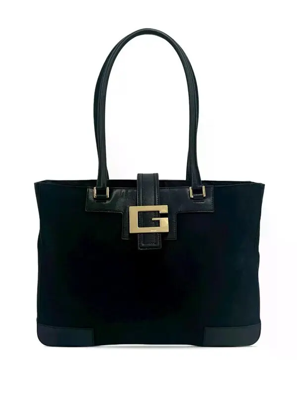 Gucci 2000-2015 Canvas Tote Shoulder Bag