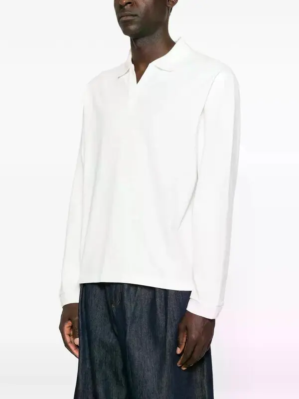 Studio Nicholson Long Sleeve V-neck Sweatshirt