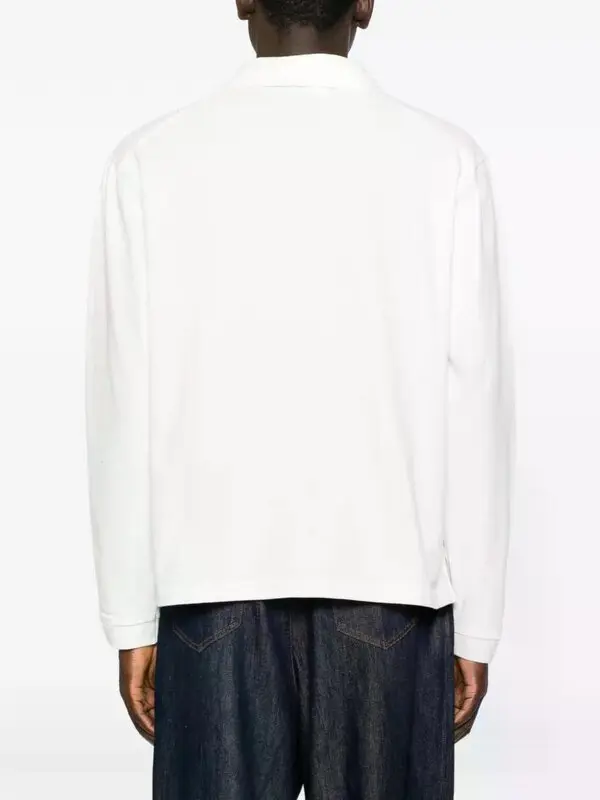 Studio Nicholson Long Sleeve V-neck Sweatshirt