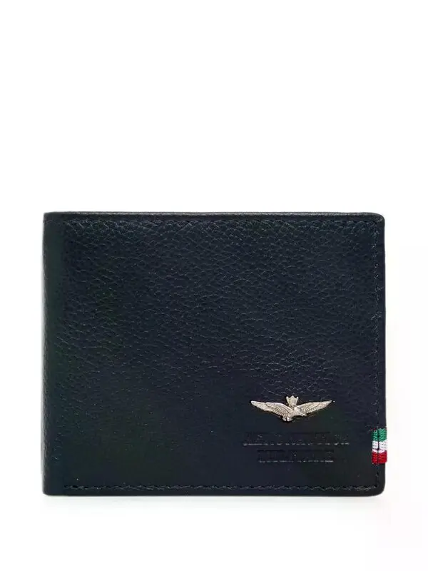 AERONAUTICA MILITARE Logo-plaque Bifold Wallet - Blue