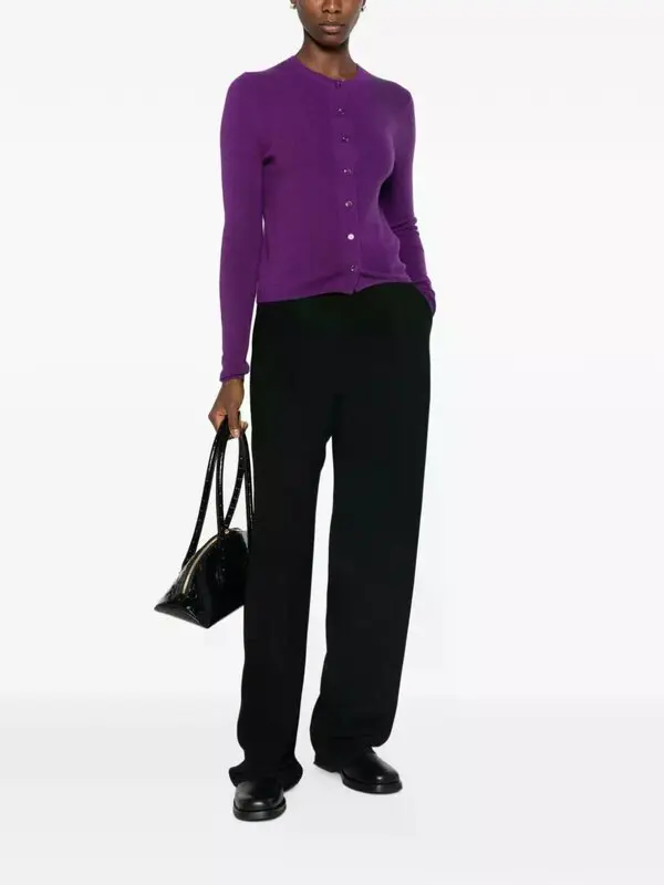 Eric Bompard Long-sleeved Cardigan - Purple