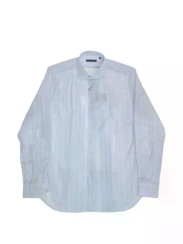 Corneliani Striped French-collar Shirt