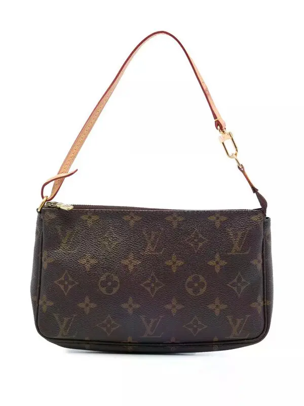 LOUIS VUITTON 2000 Monogram Pochette Accessoires Shoulder Bag