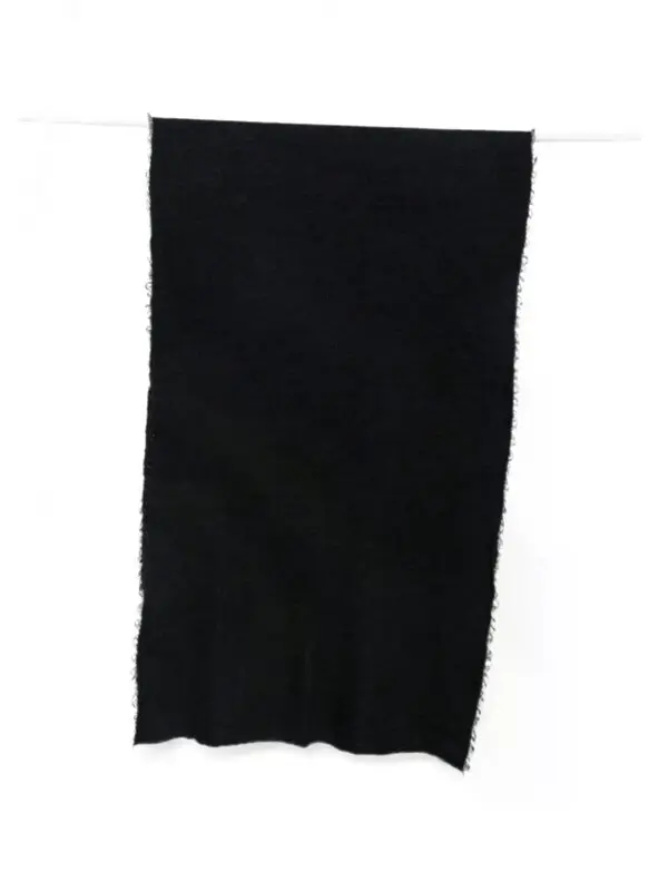 Faliero Sarti Frayed-edge Scarf - Black