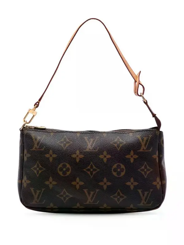 LOUIS VUITTON 2010 Monogram Mini Pochette Accessoires Handbag - Brown