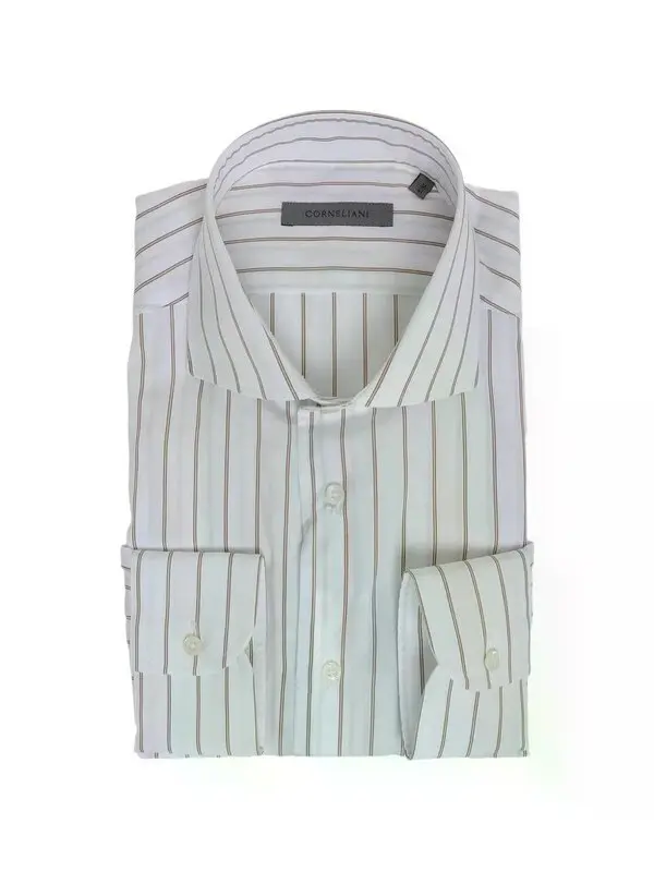 Corneliani Striped Cotton Shirt