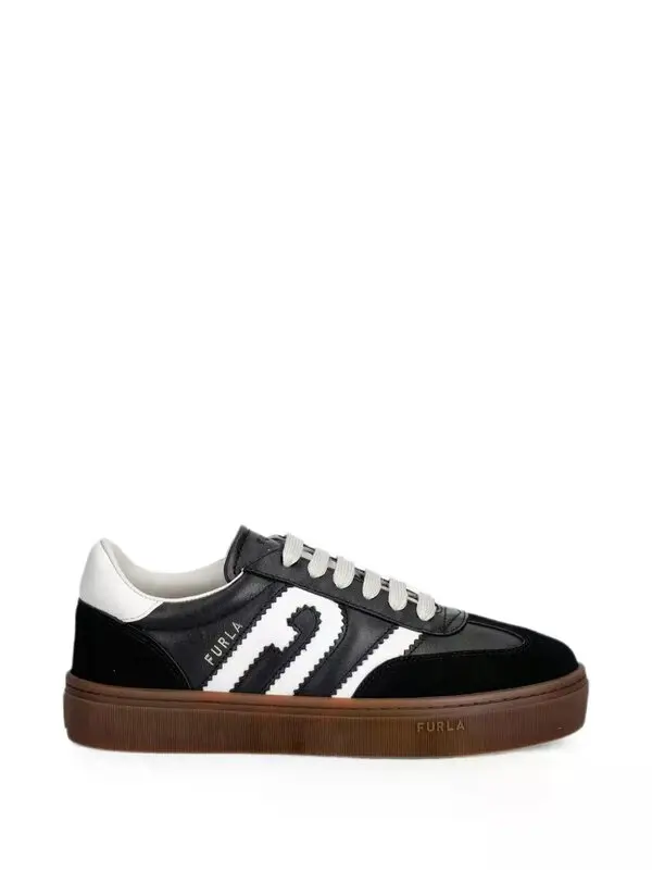 Furla Logo-patch Panelled Sneakers