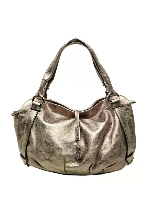 Celine 2007 Metallic Calfskin Bittersweet Hobo Bag