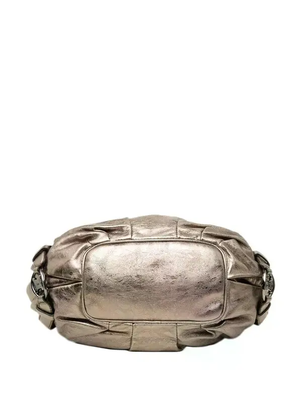 Celine 2007 Metallic Calfskin Bittersweet Hobo Bag